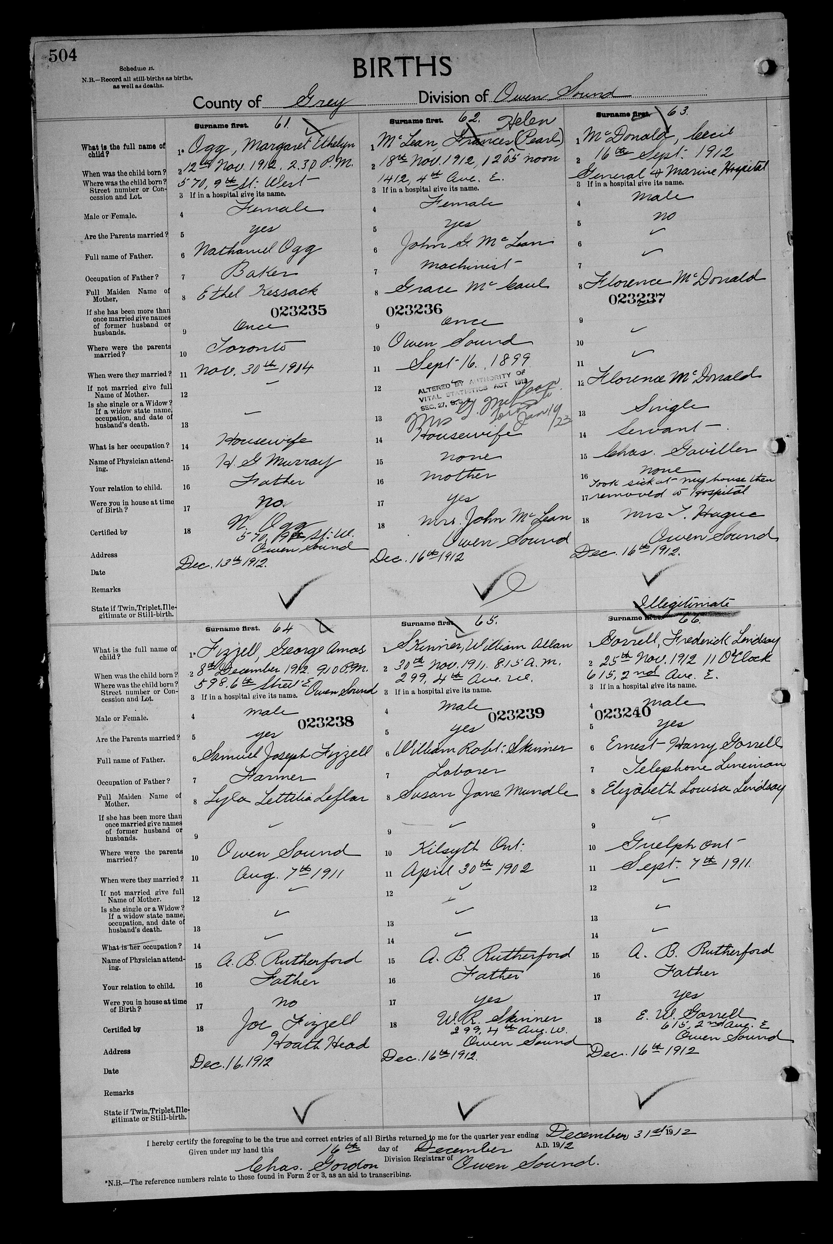 Gorrell, Ernest Henry (Harry): Service no. 54255 – History of the 18th ...